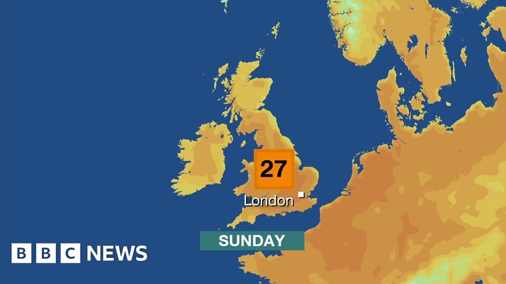 London is set to be hotter than going abroad this weekend - BBC News