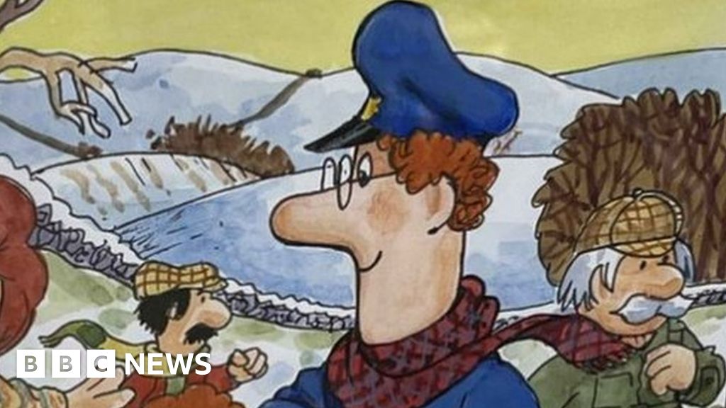 Original Postman Pat artwork sells for £700 for Darlington hospital ...