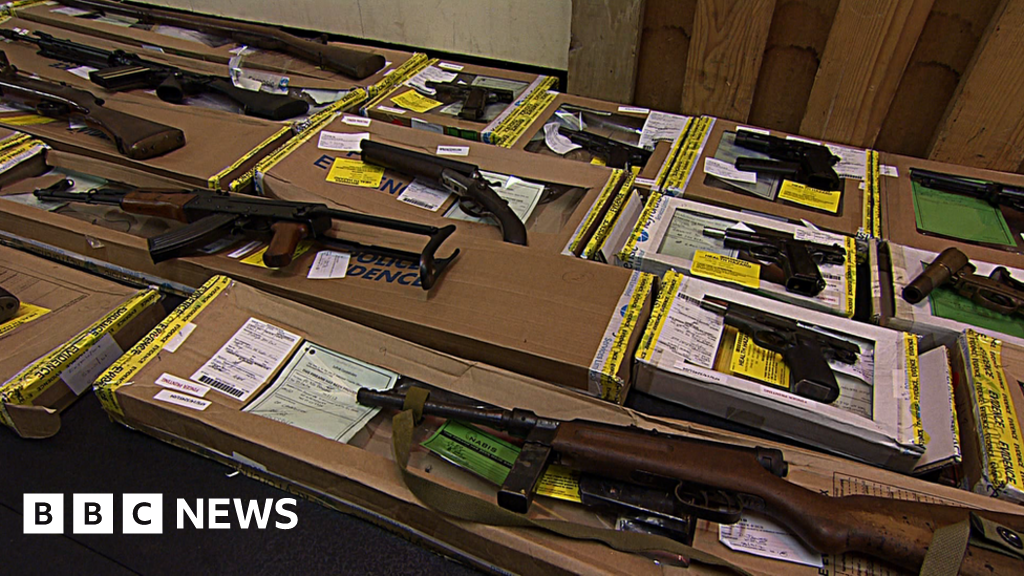 Police in Suffolk start destroying UK's largest illegal weapons haul ...