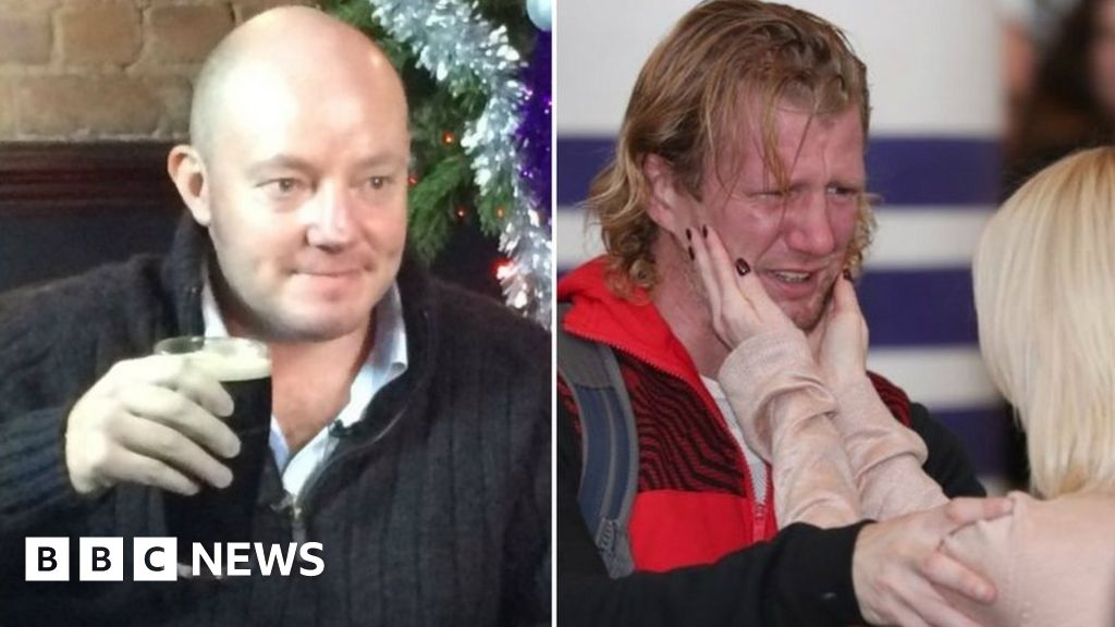 Chennai Six: Ray Tindall and Nick Dunn return to UK - BBC News