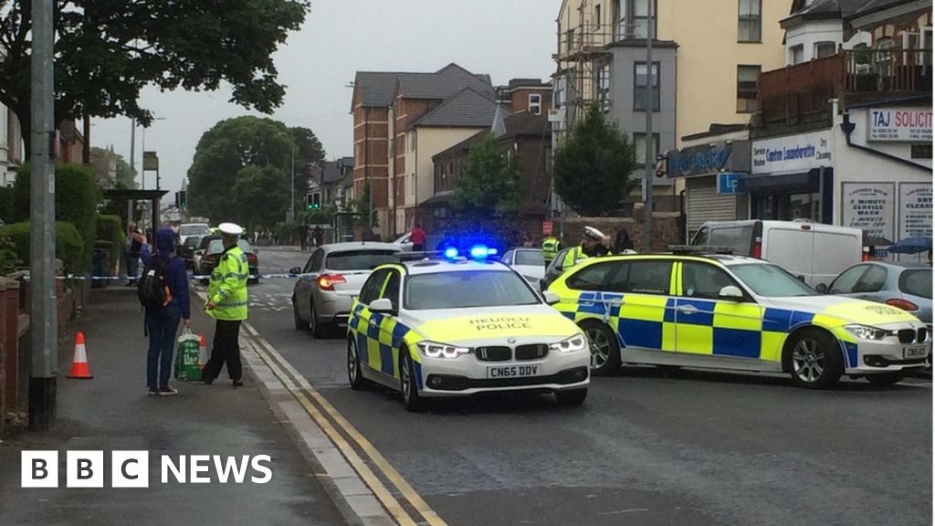 Girl, six, in hospital after crash in Canton, Cardiff - BBC News