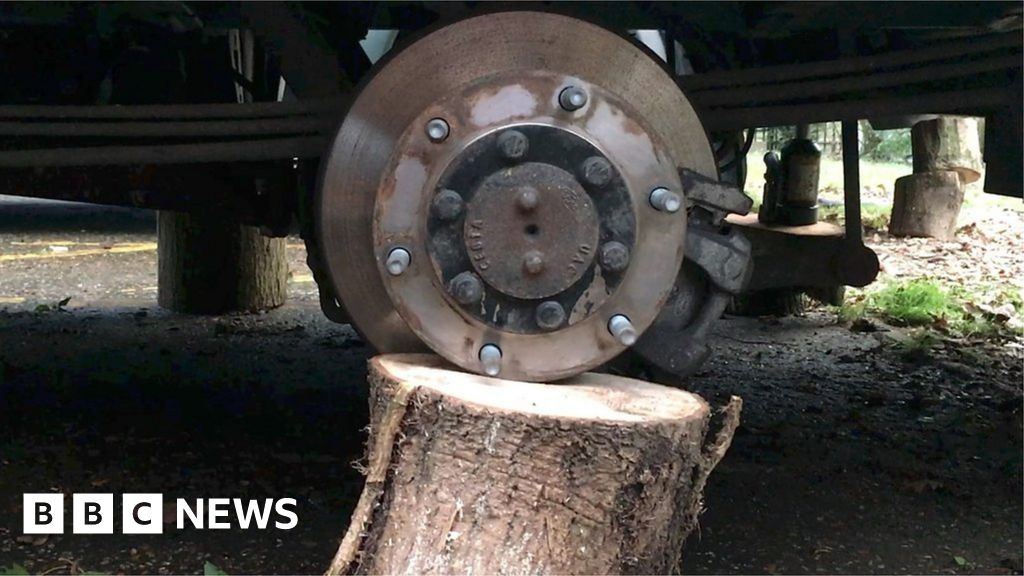 Thieves steal wheels from special needs school minibuses - BBC News