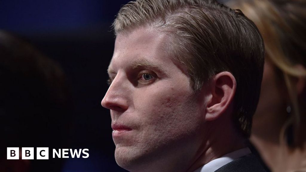 Eric Trump says waitress spat on him at Chicago cocktail bar - BBC News