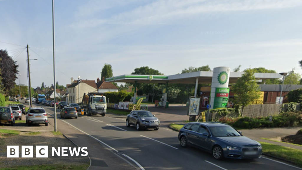 Man in 70s hit by car at BP garage in St Neots - BBC News