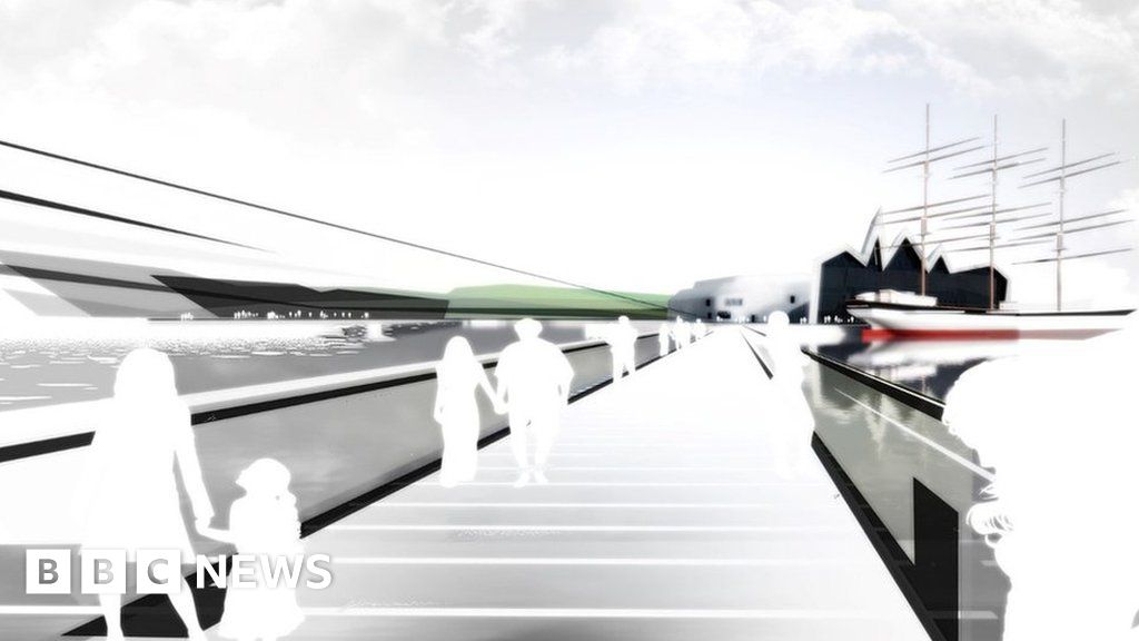 New Clyde bridge plans to link Govan and Partick - BBC News