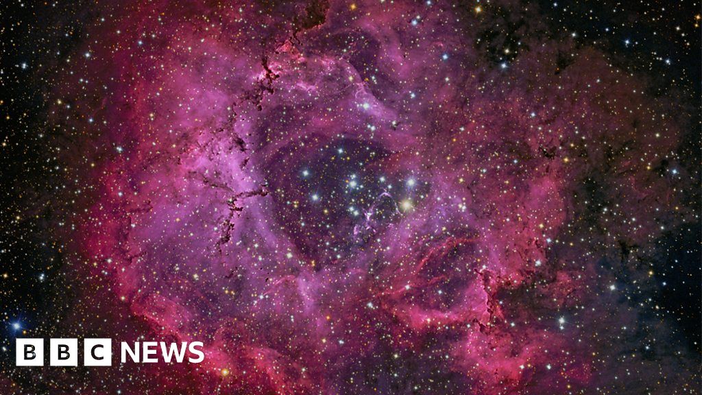 How the discovery of a galaxy inspired a space photo competition - BBC News