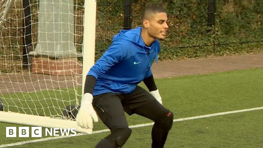 Blind football: England's Owen Locke on being a fully-sighted ...