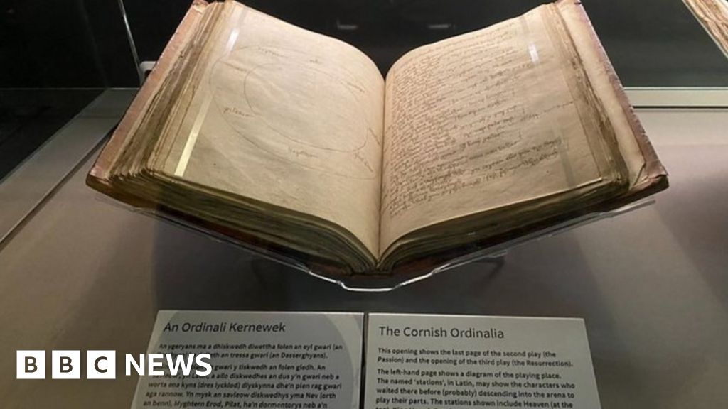 Ancient Cornish scripts brought together in exhibition - BBC News
