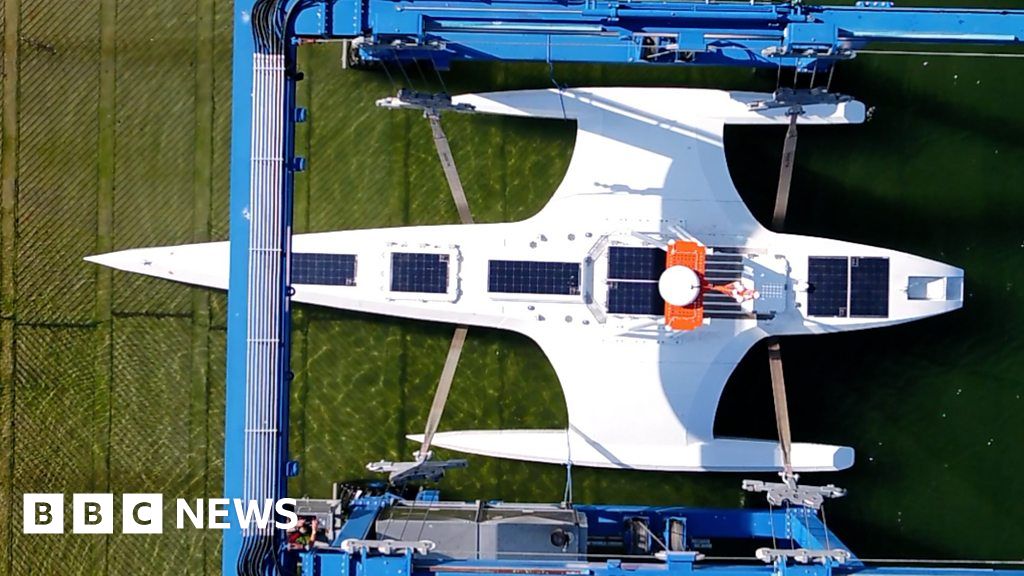 Ship with no crew to sail across the Atlantic - BBC News