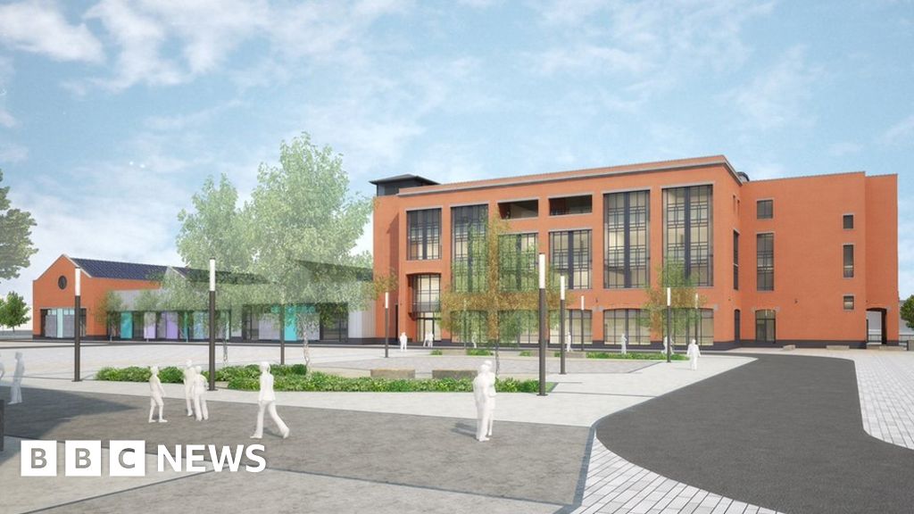 Students help Welsh university campus construction - BBC News