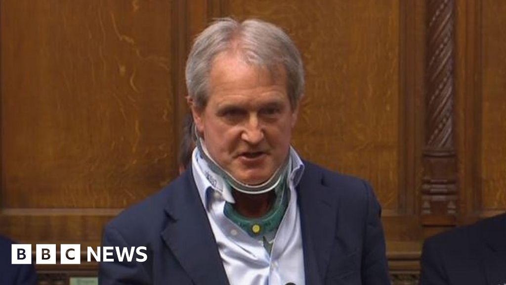 MP Owen Paterson back at work after horse riding back break - BBC News