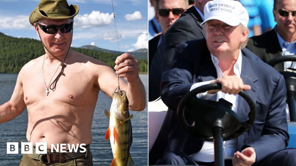 From fishing to golfing: how Trump and Putin holiday - BBC News