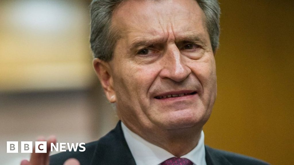 EU commissioner Oettinger under fire over private jet flight - BBC News