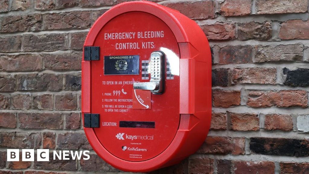 First six bleeding control kits set up in Liverpool - BBC News