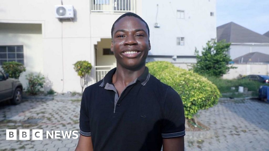 Disabled Nigerian vlogger 'I'm destined for something great' - BBC News