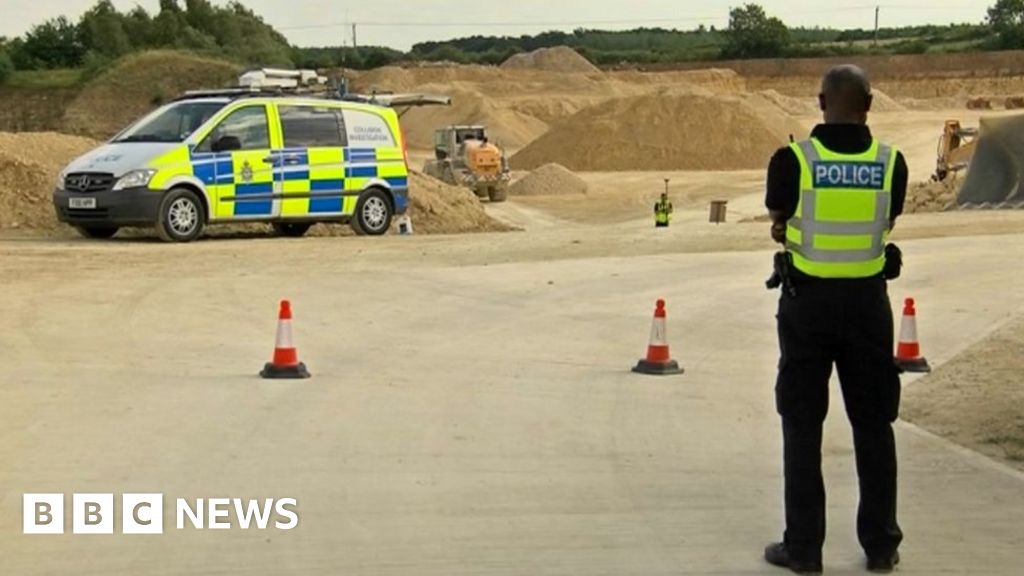 Worker dies in 'industrial accident' at Stainby Quarry - BBC News