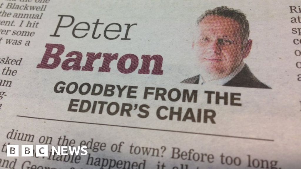 Northern Echo editor Peter Barron leaves after 17 years - BBC News