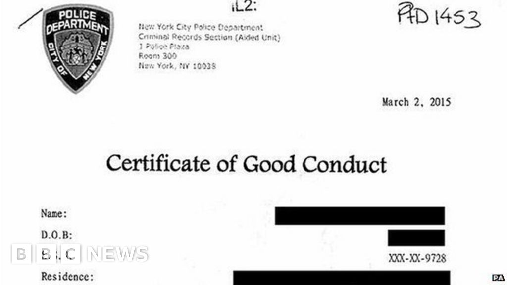 Sandwell would-be taxi driver faked NYPD letter - BBC News