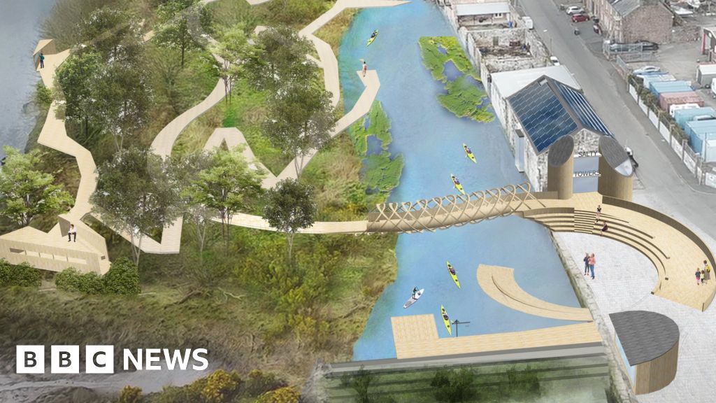 Multi-million pound Annan harbour makeover plans unveiled - BBC News
