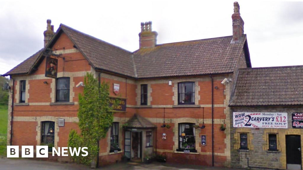 Somerset: Man suffers burns during incident in Churchill pub - BBC News