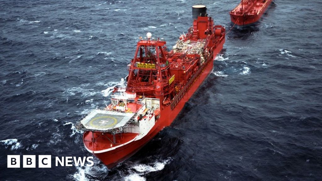 Oil workers evacuated from vessel following fire - BBC News