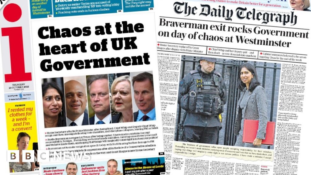 UK government in 'chaos' after home secretary exit - BBC News