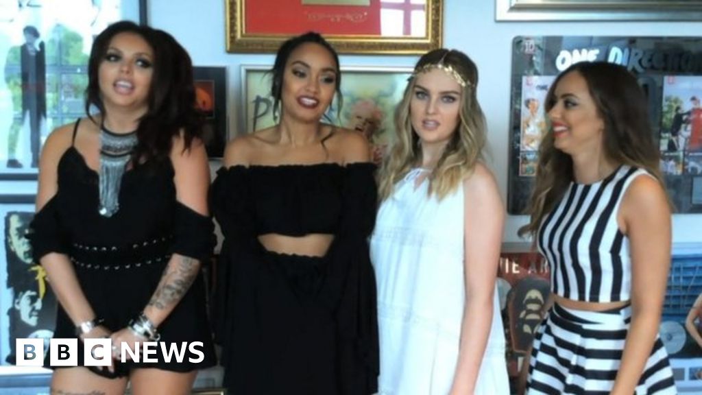 Little Mix's warm-up: 'Mind your ears - it's very harsh' - BBC News