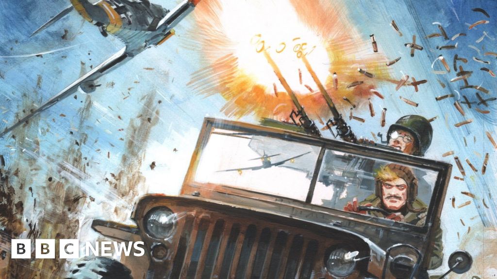 Soldiers of Oxfordshire Museum exhibition showcases war comic art - BBC ...