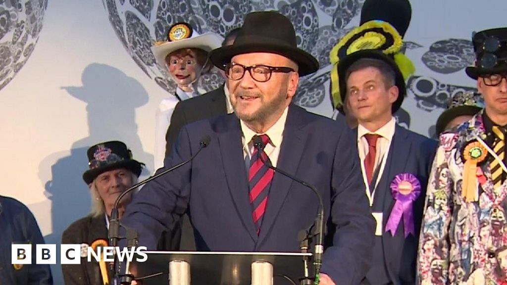 Rochdale: George Galloway directs by-election victory speech at Labour ...