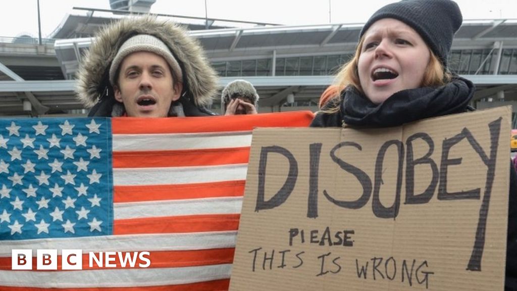 Trump executive order: Victims of US entry ban tell their stories - BBC ...