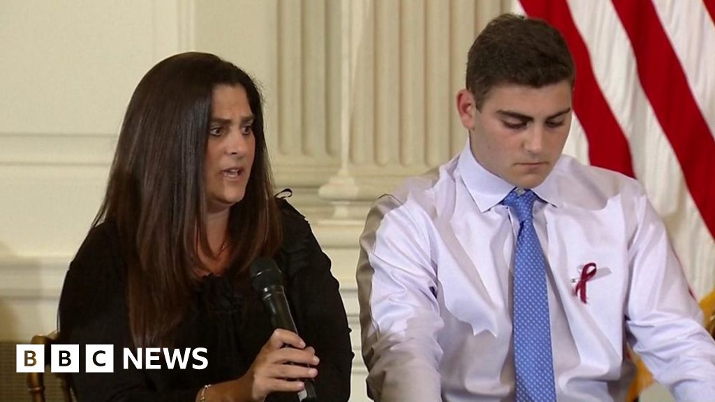 Mother of Florida shooting survivor: 'We have almost a guilt' - BBC News