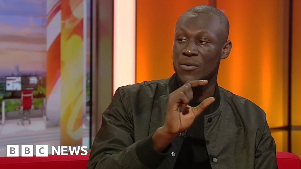 Stormzy on books and badges - BBC News