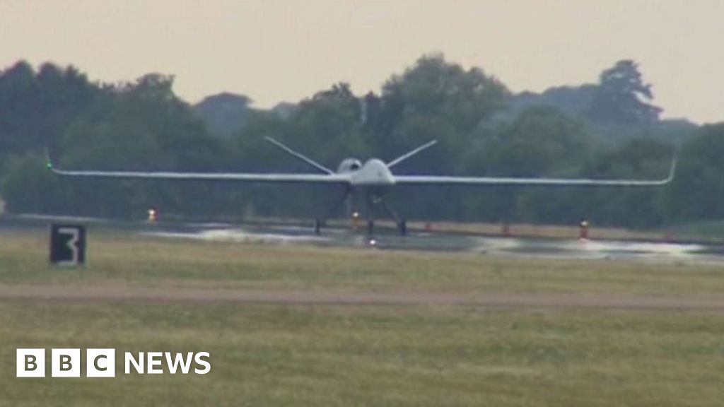 First ever trans-Atlantic drone flight lands in UK - BBC News