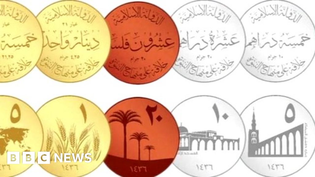 Islamic State 'launches first coin of currency' - BBC News