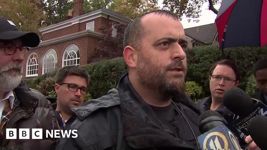 Us Synagogue Shooting Multiple Casualties Three Officers Shot Bbc News