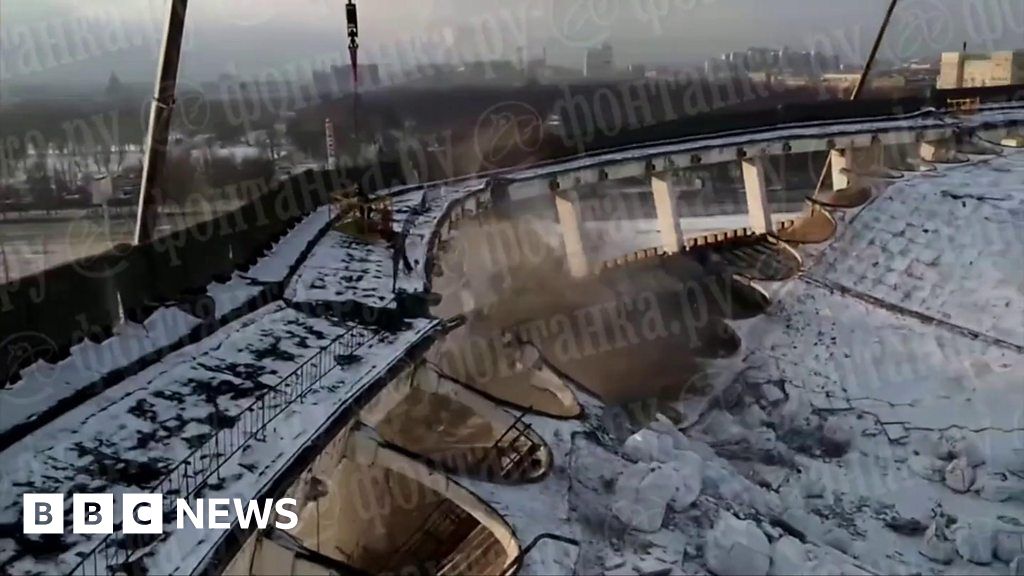 Russian stadium collapses