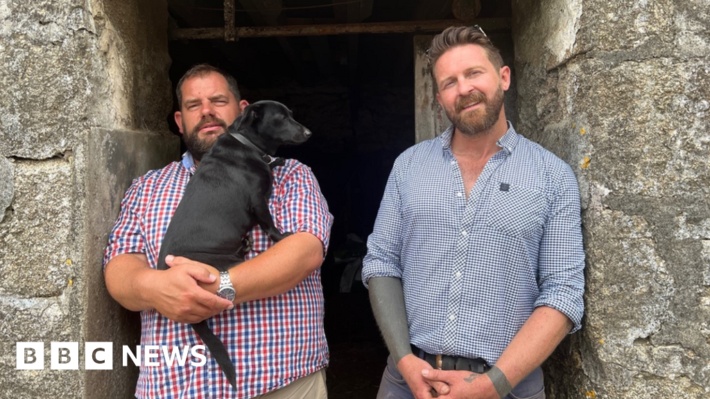 Thousands follow journey of The Bearded Farmers on TikTok - BBC News