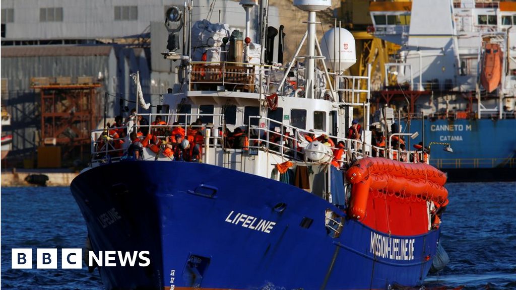 Migrant rescue ship Lifeline docks in Malta after days at sea