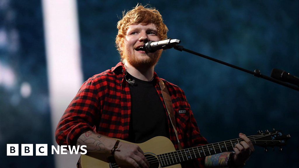 Ed Sheeran: Donegal school pupils' music video chosen by star - BBC News