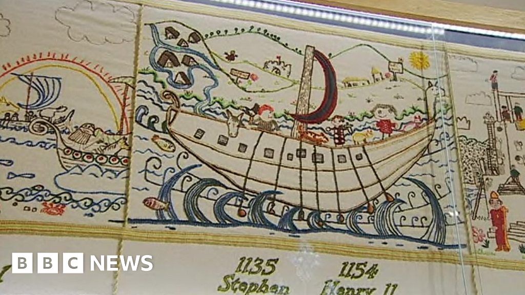 Flemish tapestry saves St Jerome's in Llangwm - BBC News