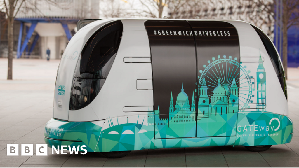 Driverless shuttle bus to be tested by public in London - BBC News