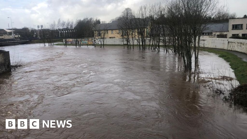 Flooding affects parts of Northern Ireland ahead of Storm Franklin