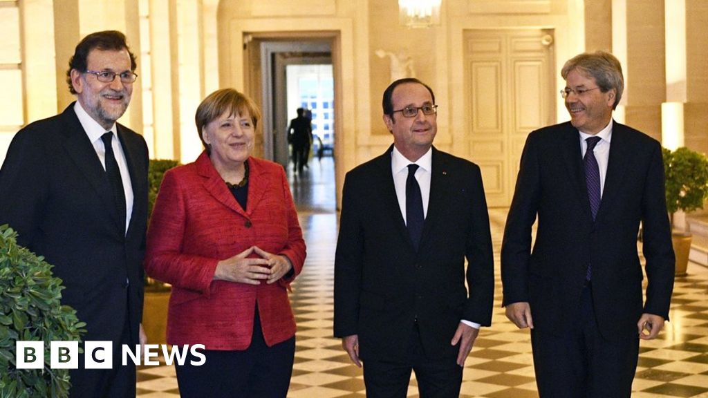 EU leaders embrace multi-speed Europe amid tensions - BBC News
