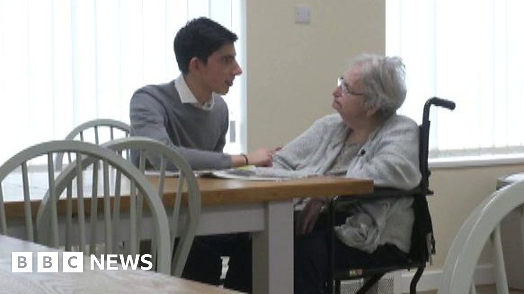 Anti-loneliness scheme unites teenager with 84-year-old