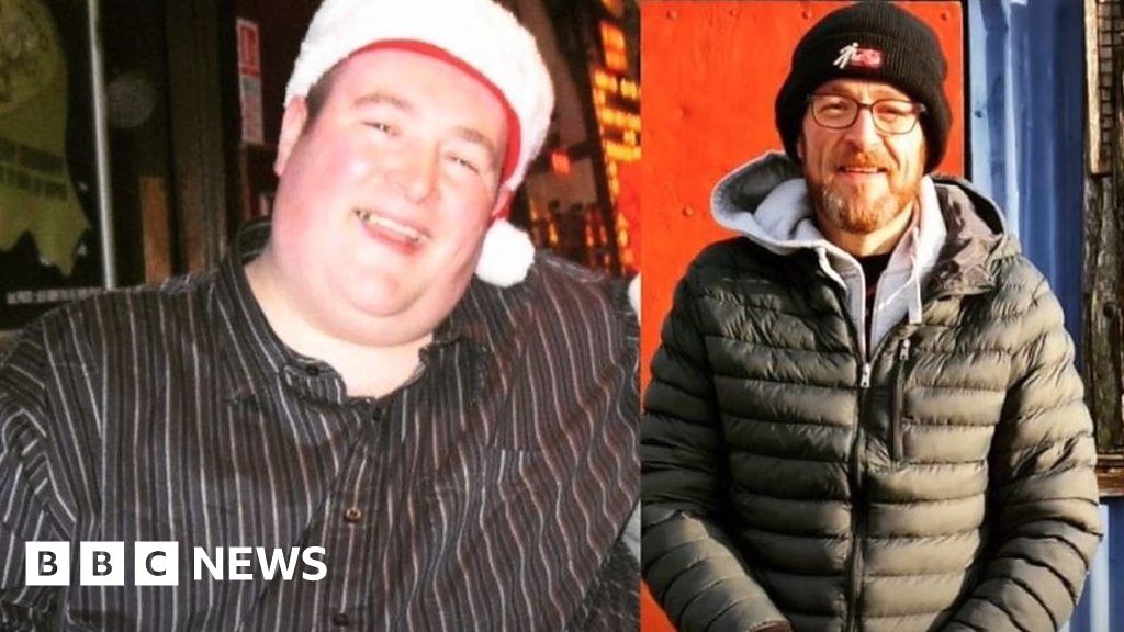 Weight loss of 21 stone gives Bangor man new lease of life - BBC News
