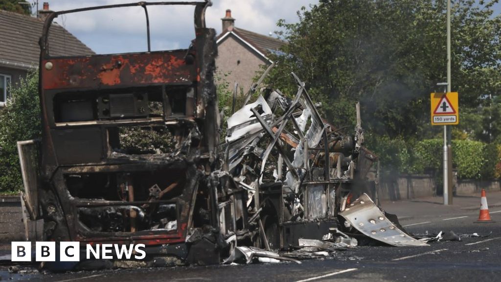Passengers evacuated as bus destroyed by fire in Dundee