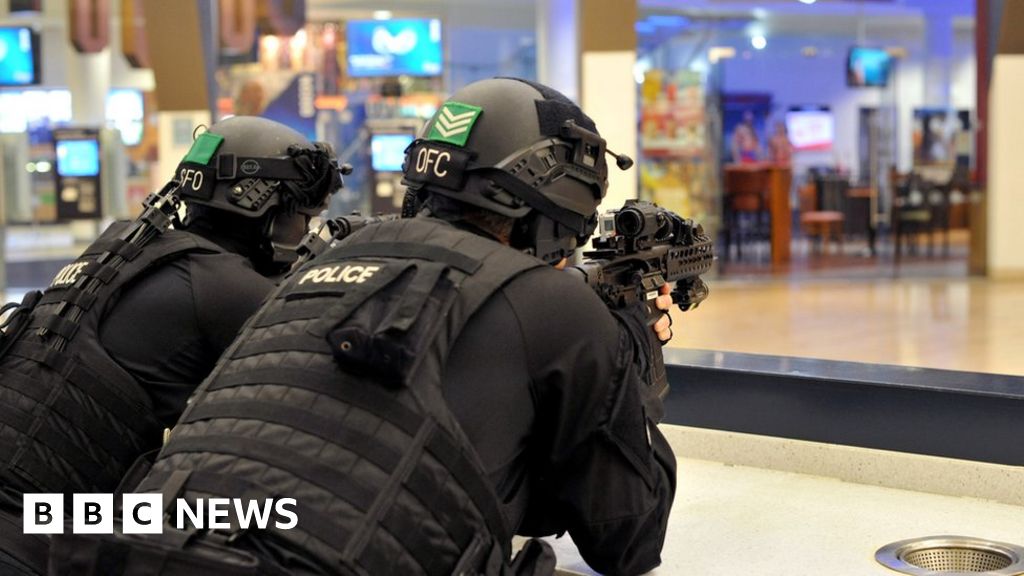 Gateshead MetroCentre used for anti-terror exercise - BBC News