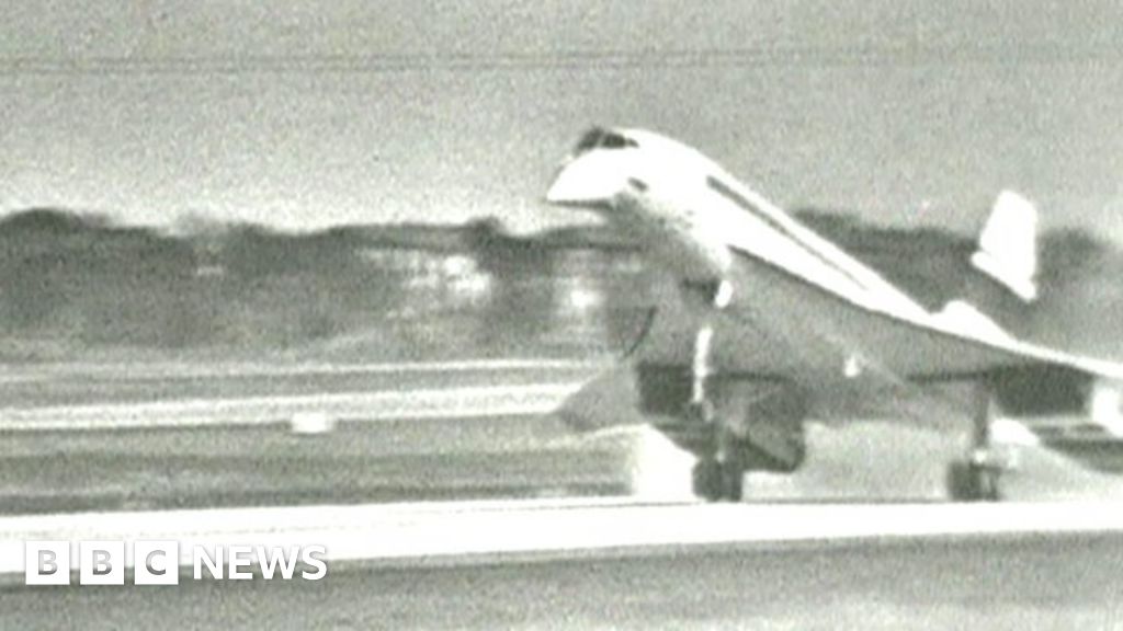 BBC archive report: Andre Turcat pilots Concorde's maiden flight in ...