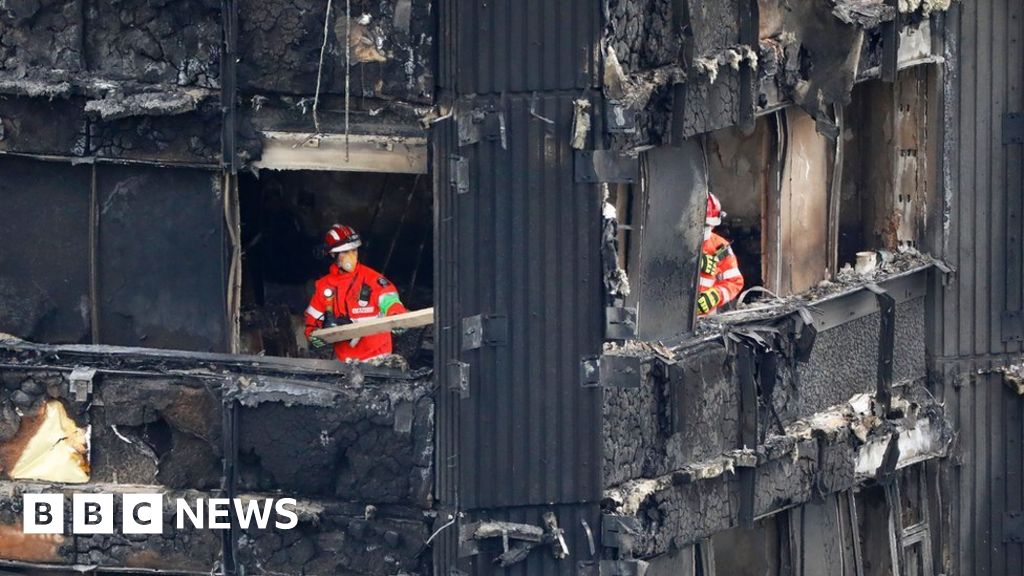 Grenfell-style cladding design fails official fire test - BBC News