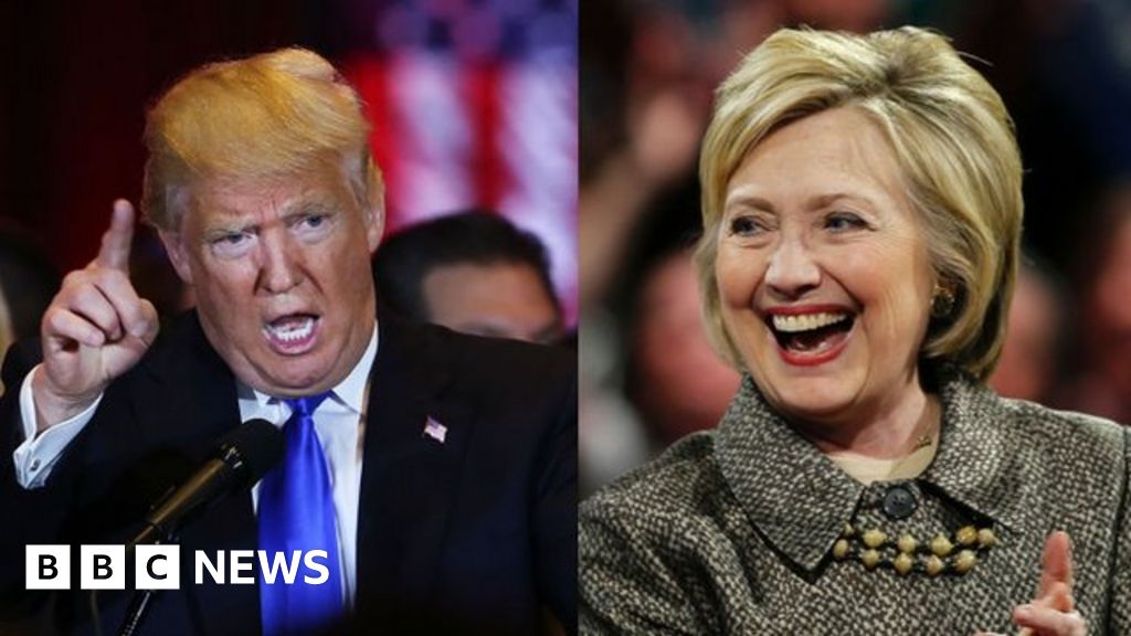 Decoding Trump and Clinton's victory speeches - BBC News